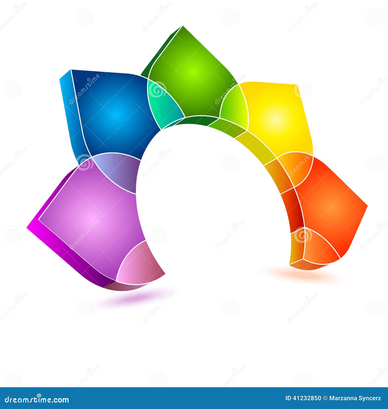 Colorful abstract design stock vector. Illustration of color - 41232850