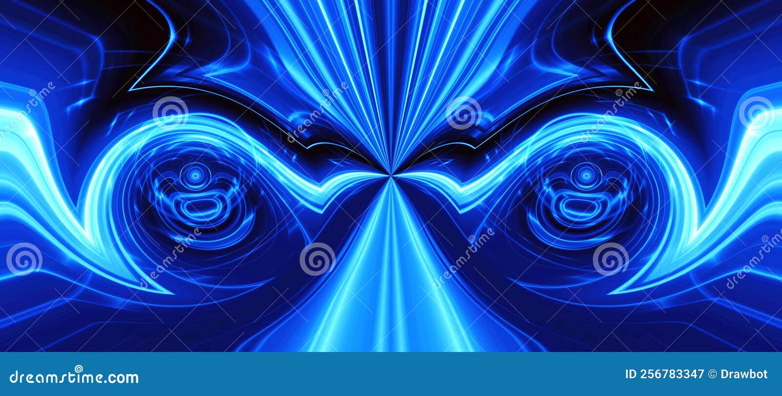 Colorful Abstract Digital Tech Eyes Future Technology Concept ...