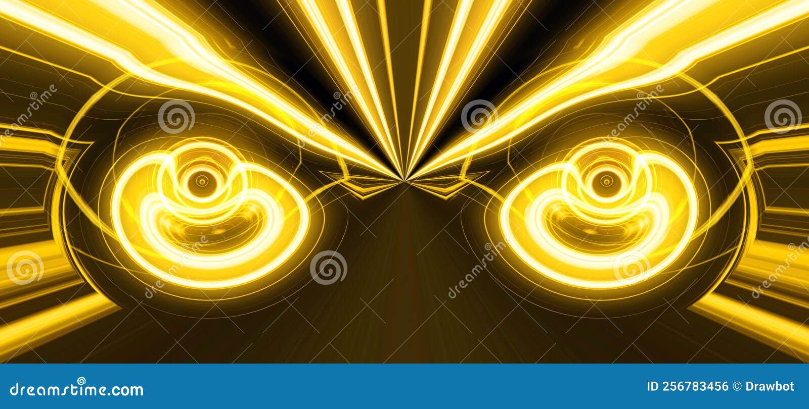 Colorful Abstract Digital Tech Eyes Future Technology Concept ...