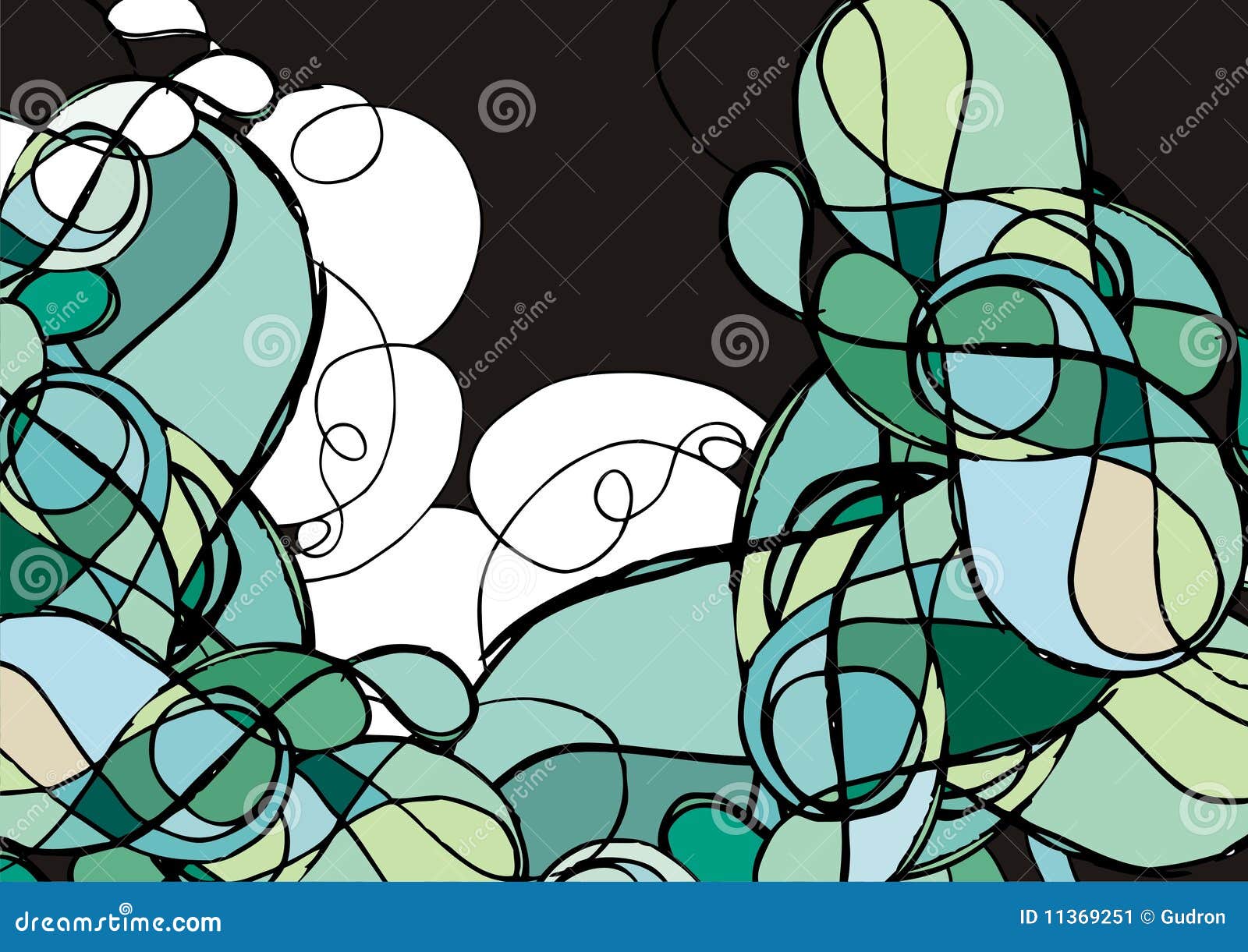 Colorful abstract doodle stock illustration. Illustration of curl ...