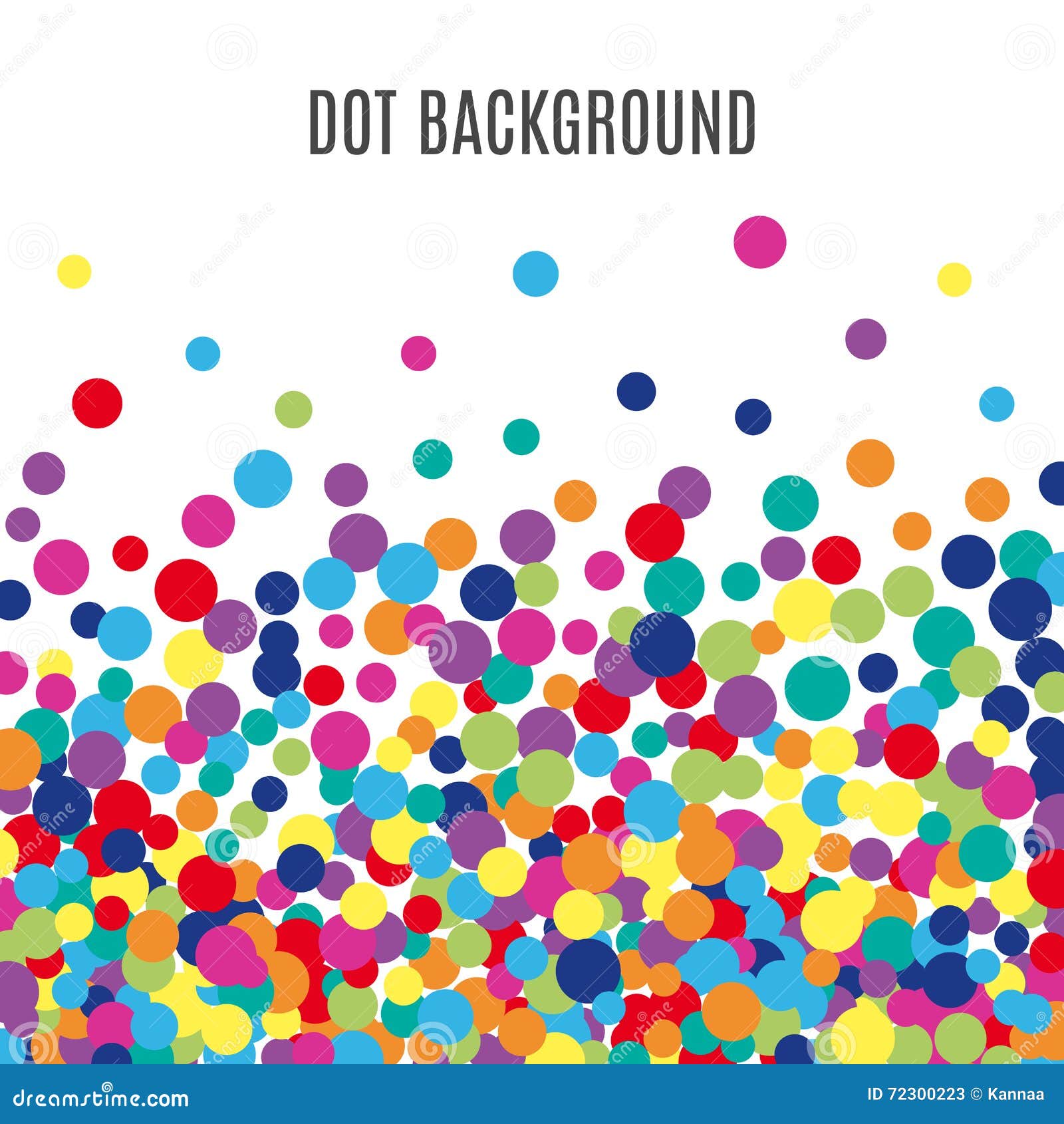 Colorful Abstract Dot Background Stock Vector - Illustration of cool ...