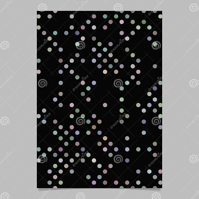 Colorful Abstract Dot Pattern Brochure Background Stock Vector ...