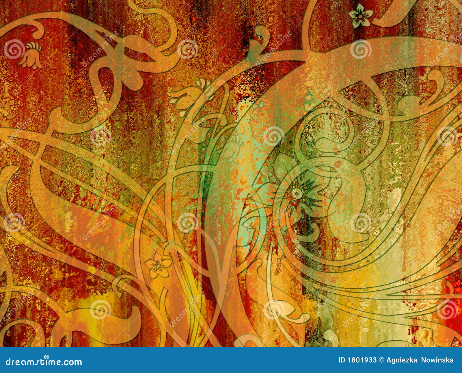 Colorful Abstract Drawing stock illustration. Illustration of ...