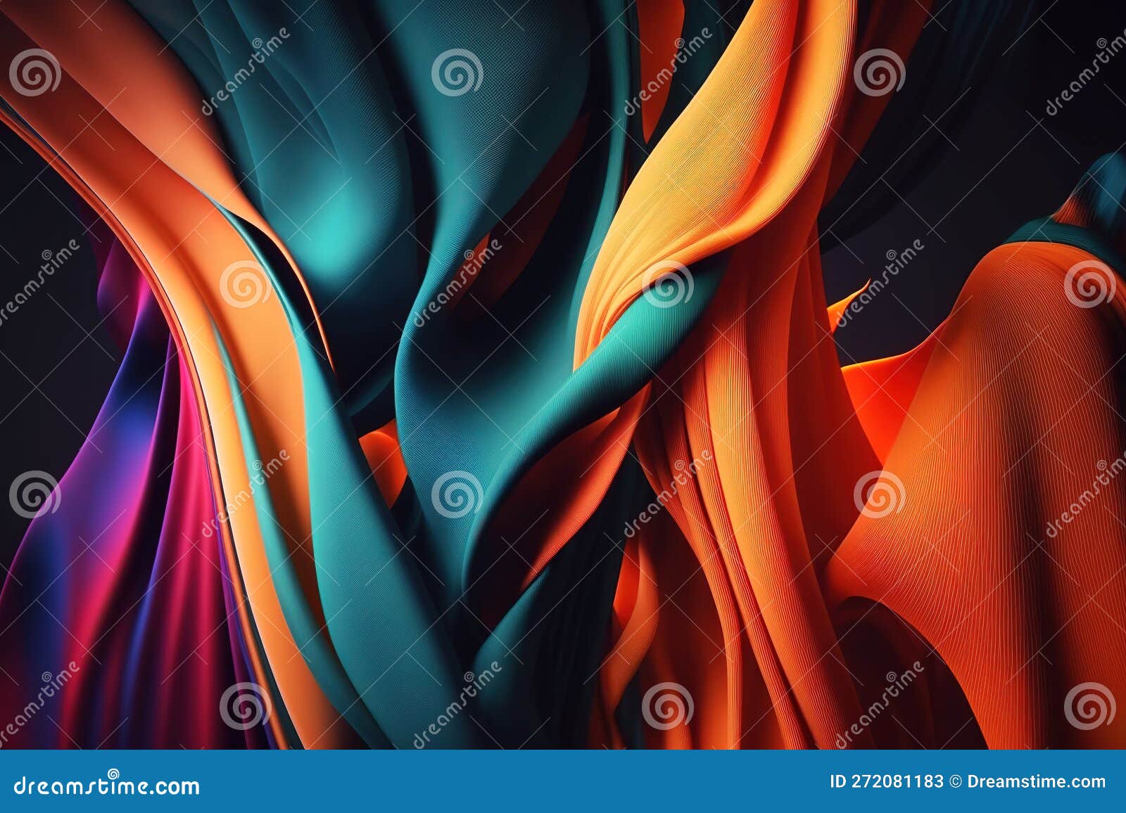 Colorful Abstract Fabric Background. Stock Illustration - Illustration ...