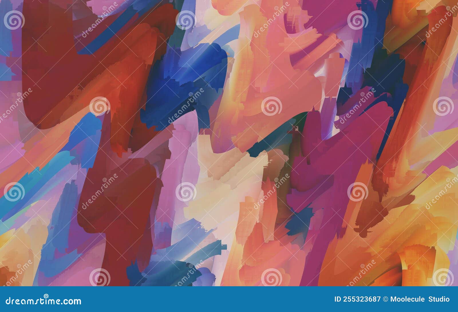 Colorful Abstract Flow Watercolor Background Bright Artistic Wave