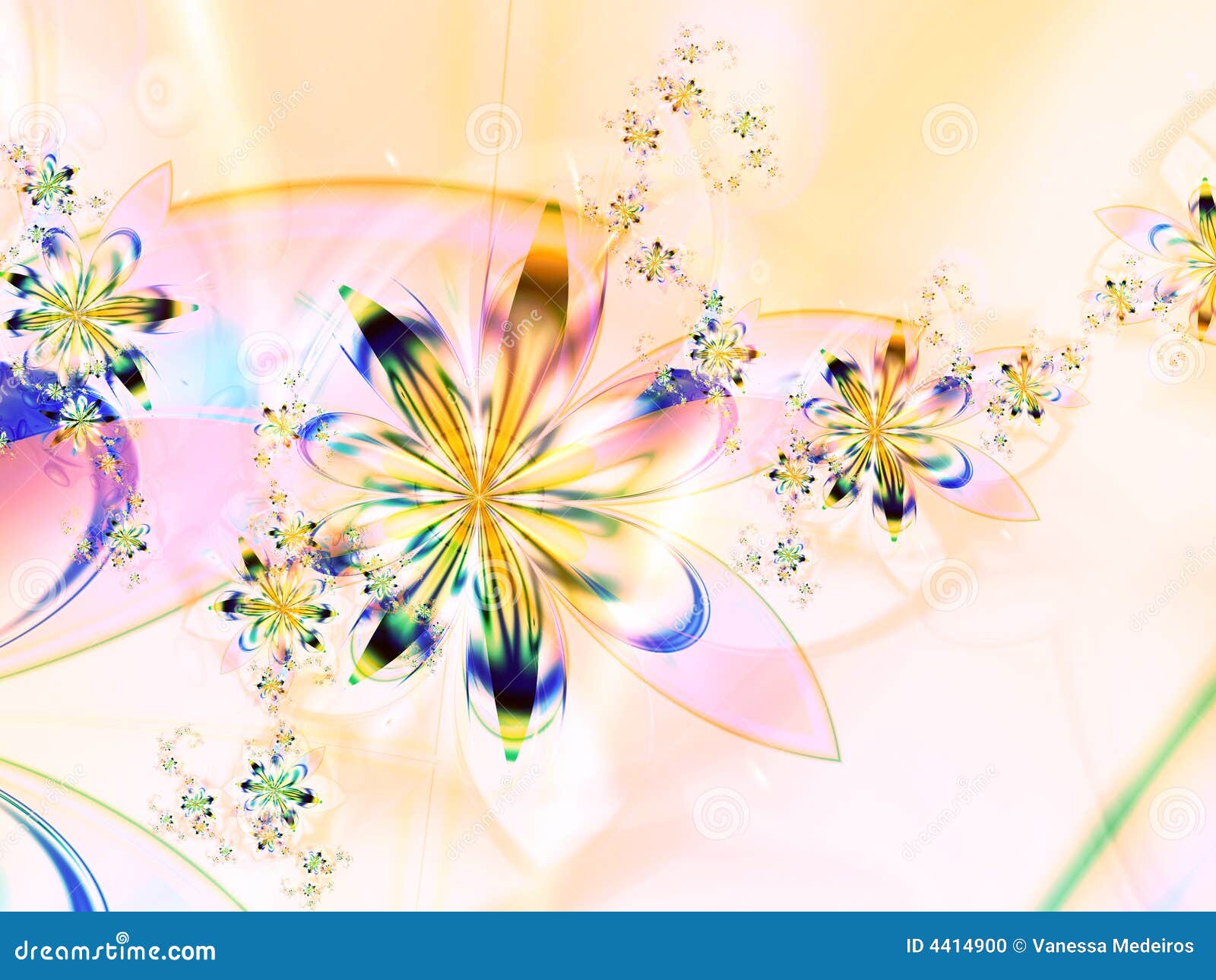 Colorful Abstract Flower Fractal Background Stock Illustration ... Colorful Abstract Flower Fractal Background Stock Illustration ...