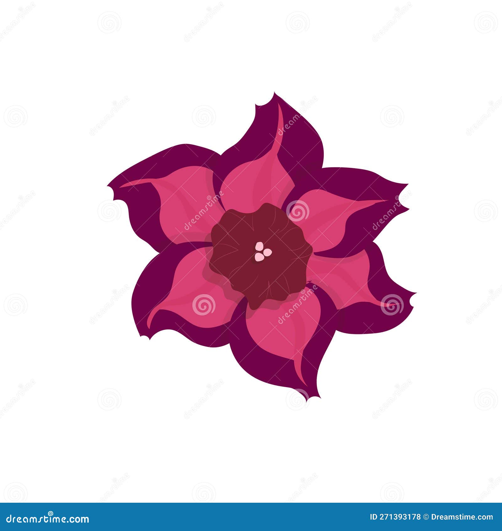 Colorful Abstract Flower Icon. Vector Illustration Stock Vector ...