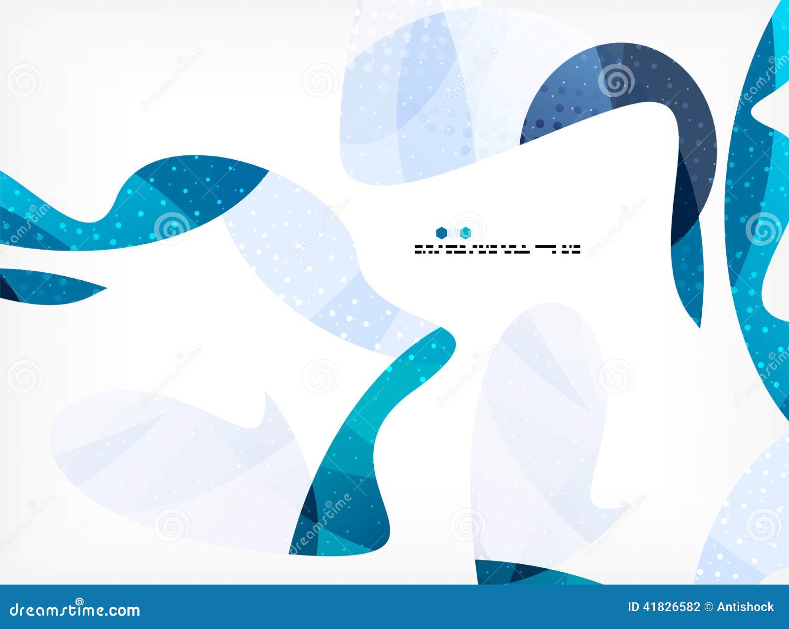 Colorful Abstract Flowing Shapes Stock Vector - Illustration of ...