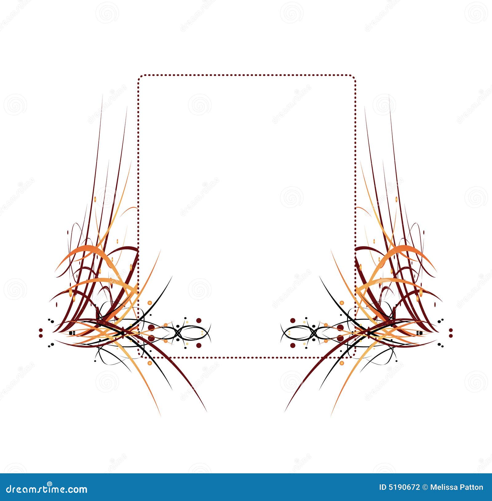 Colorful Abstract Frame Elemen Stock Vector - Illustration of bright ...