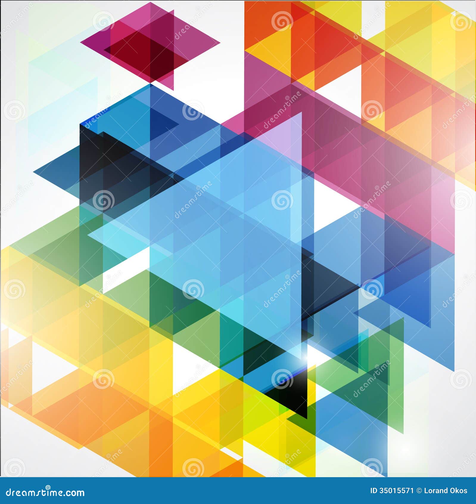 Colorful Abstract Geometric Background Stock Vector - Illustration of ...