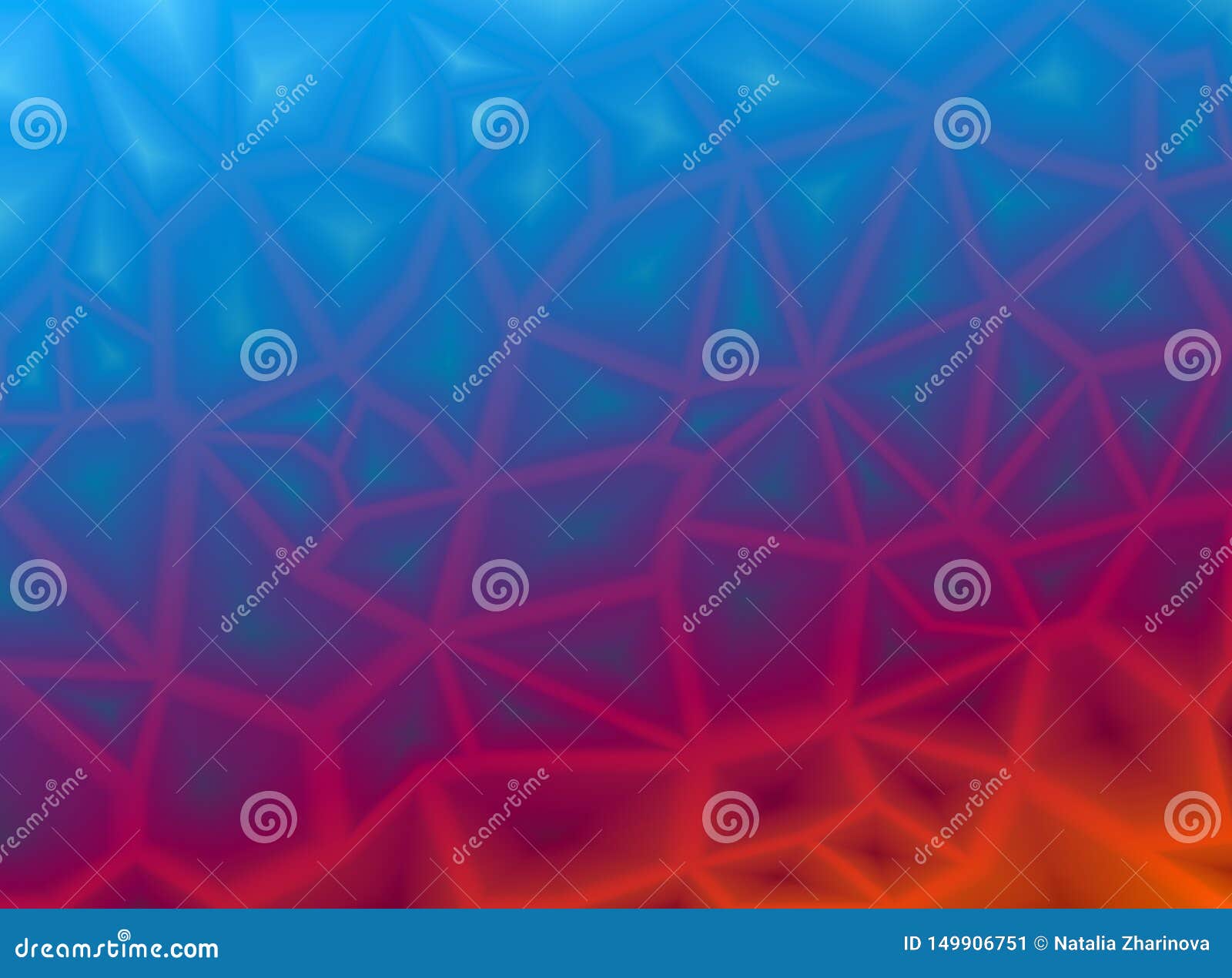 Colorful Abstract Geometric Background with Triangular Polygonal Polygons. from Ice Blue To Fire ...
