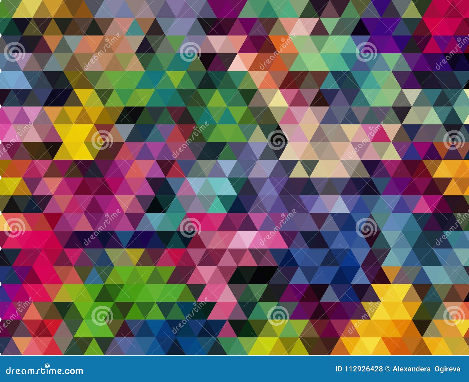 Colorful Abstract Geometric Background with Triangular Polygons. Stock ...