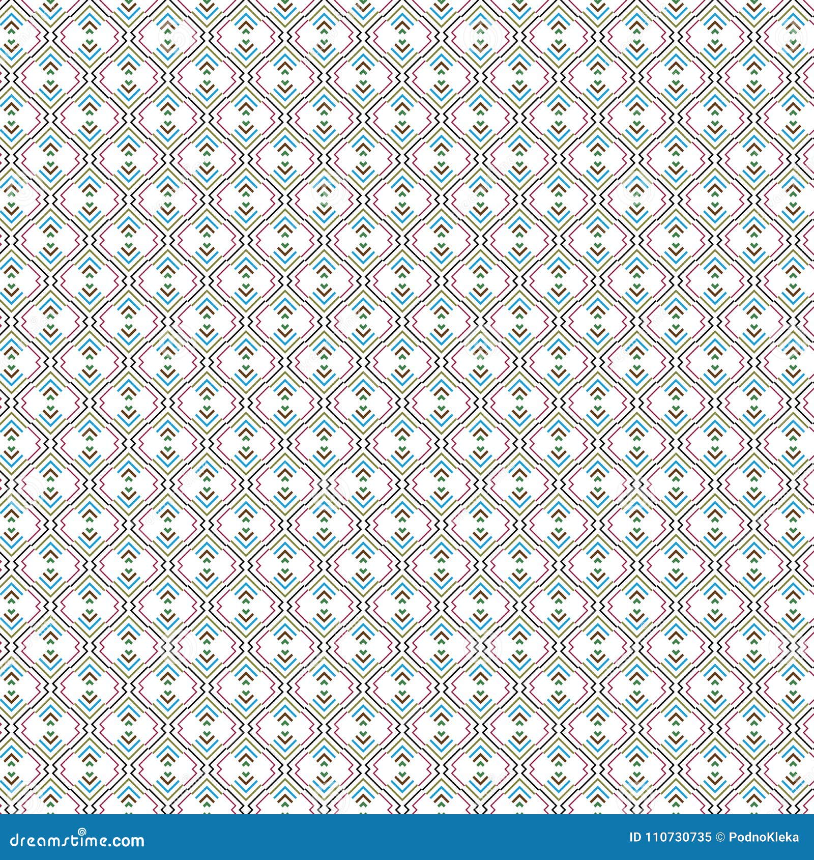 Abstract Geometric Colorful Scribble Native Ethnic Bright Diamond ...