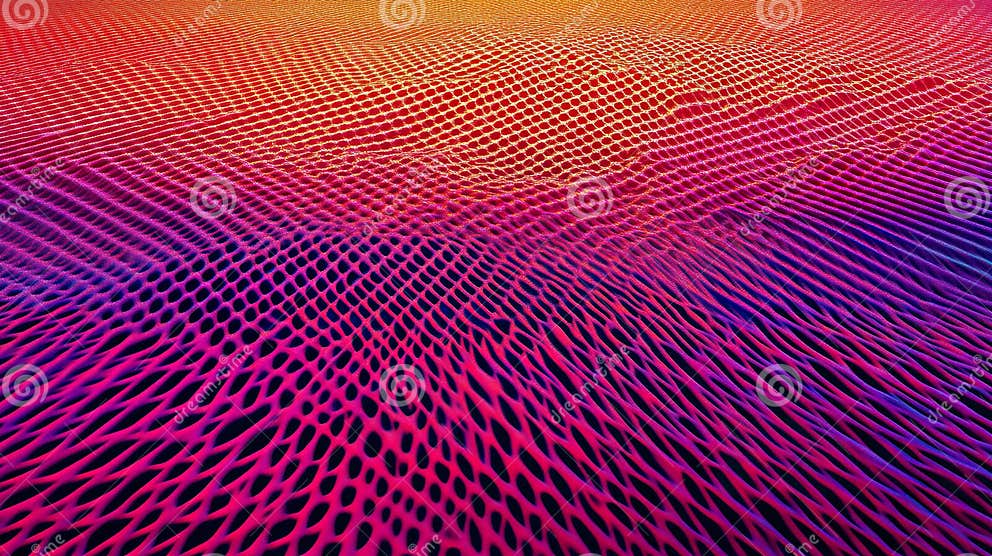 Colorful Abstract Geometric Mesh Pattern with Vibrant Gradients Stock ...