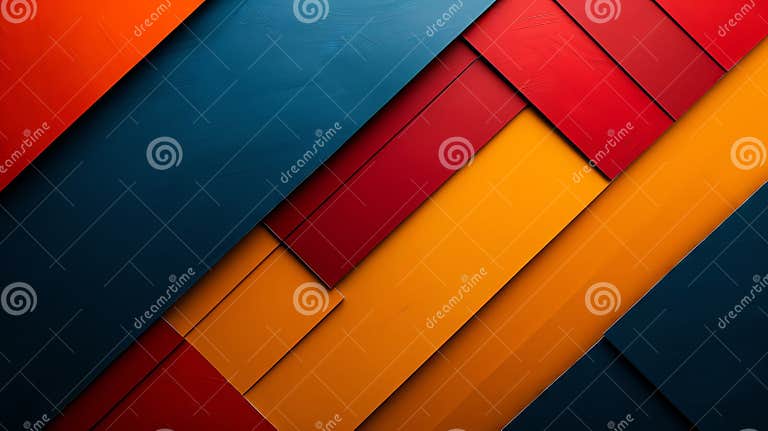 Colorful Abstract Geometric Pattern, Bold Colors, Sharp Contrasts ...