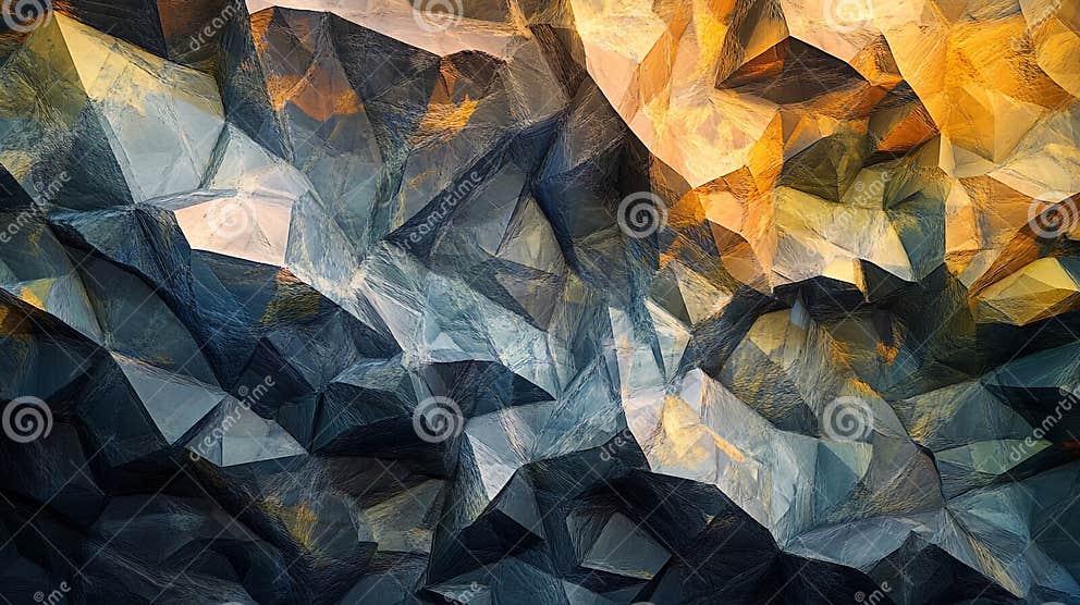 Colorful Abstract Geometric Shapes Create a Dynamic Texture with ...