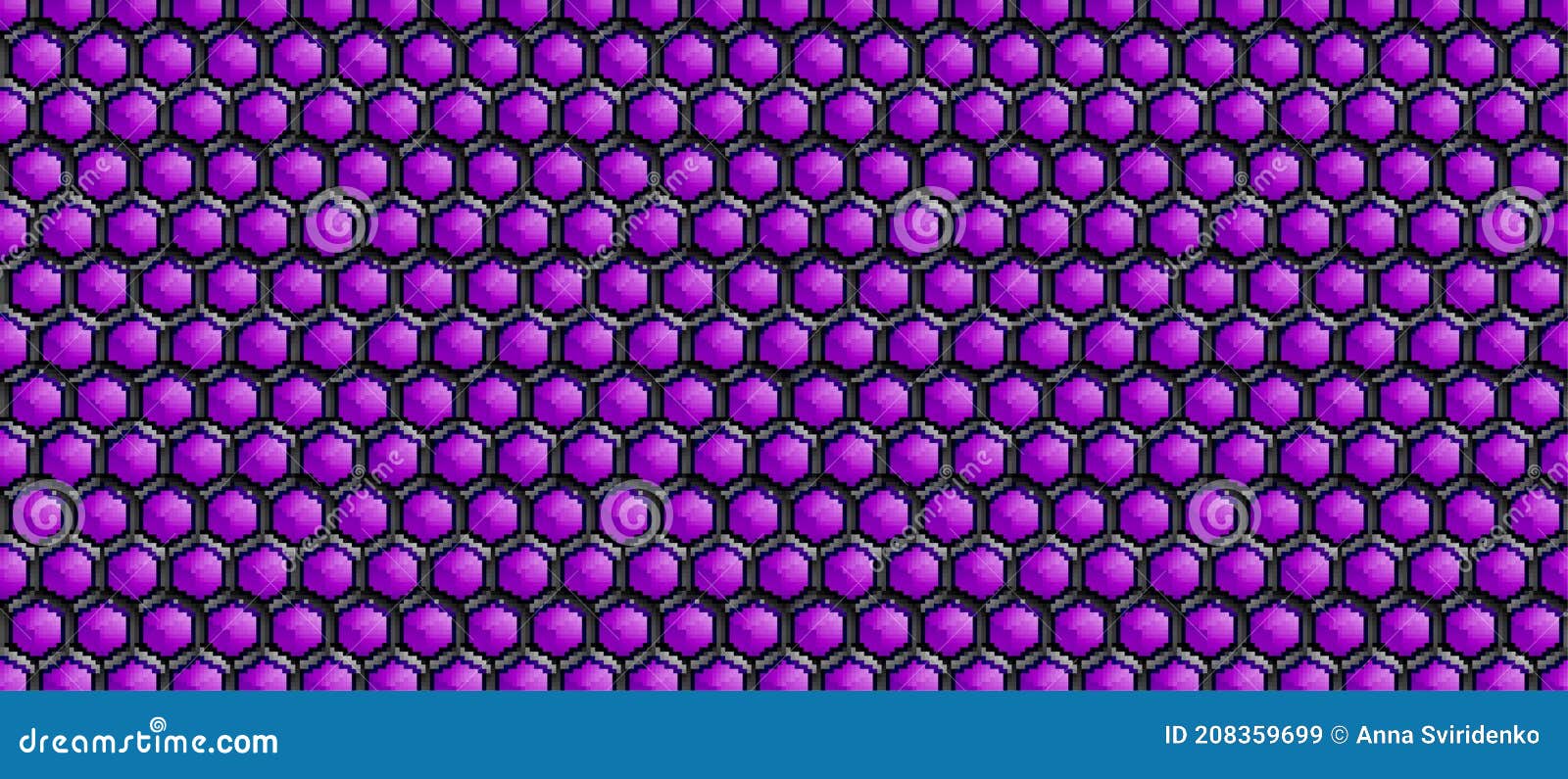Colorful Abstract Hexagon Structure Dark Geometric Background Pixel Art ...