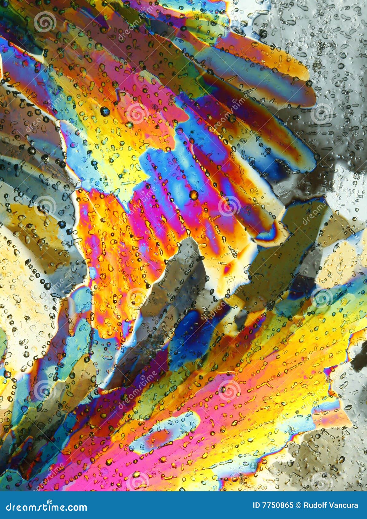 Colorful Abstract Ice Crystals Stock Image - Image of abstract, close ...