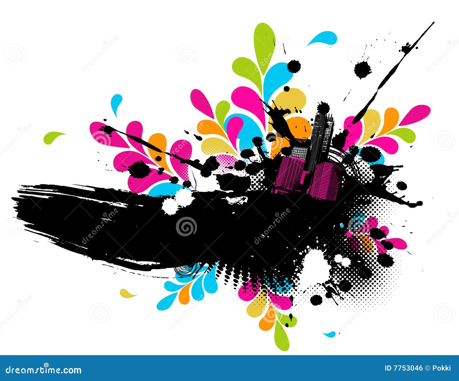 Colorful Abstract Illustration. Vector Stock Vector - Illustration of ...