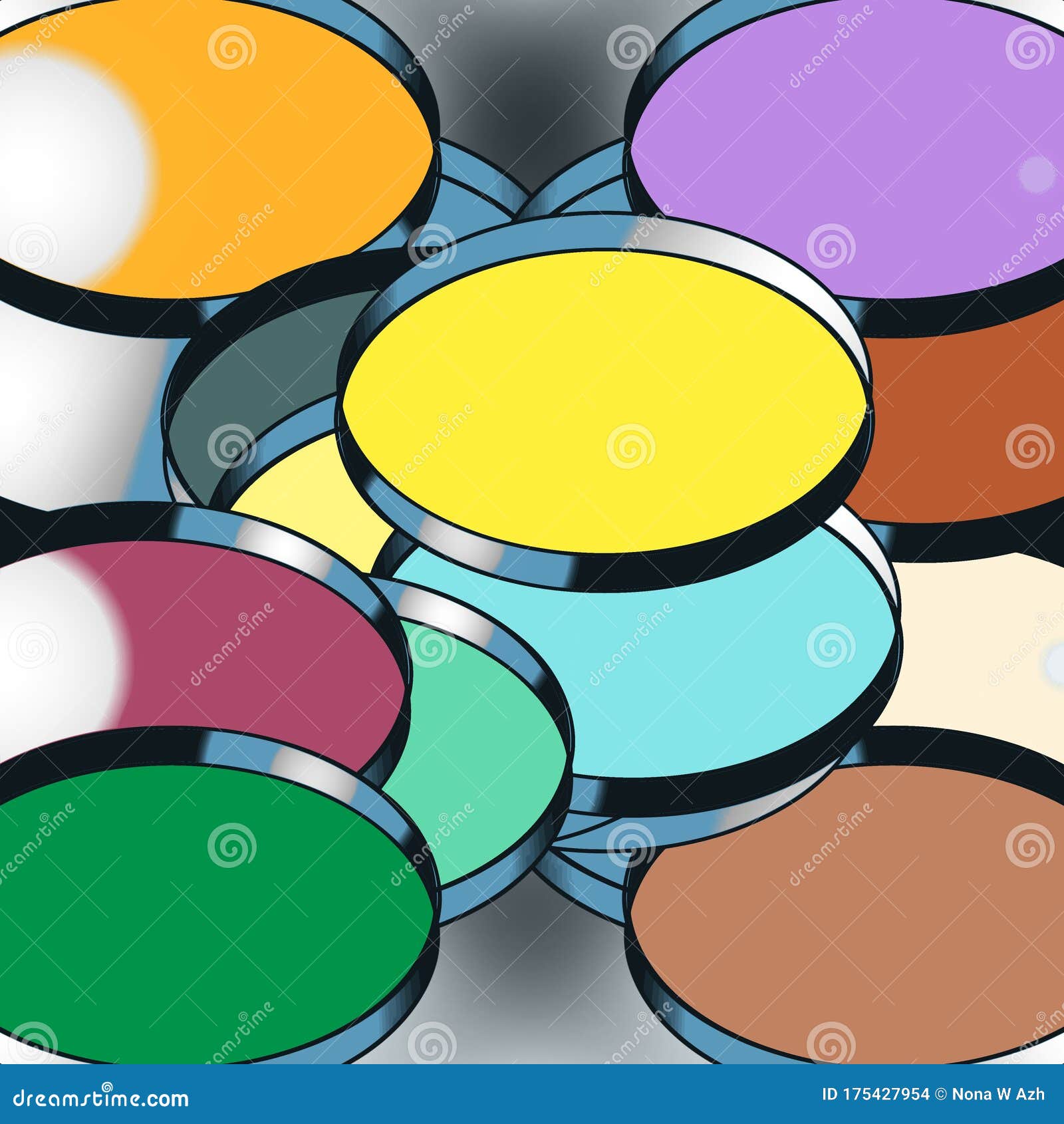 Colorful Abstract Ilustration. Stock Illustration - Illustration of ...