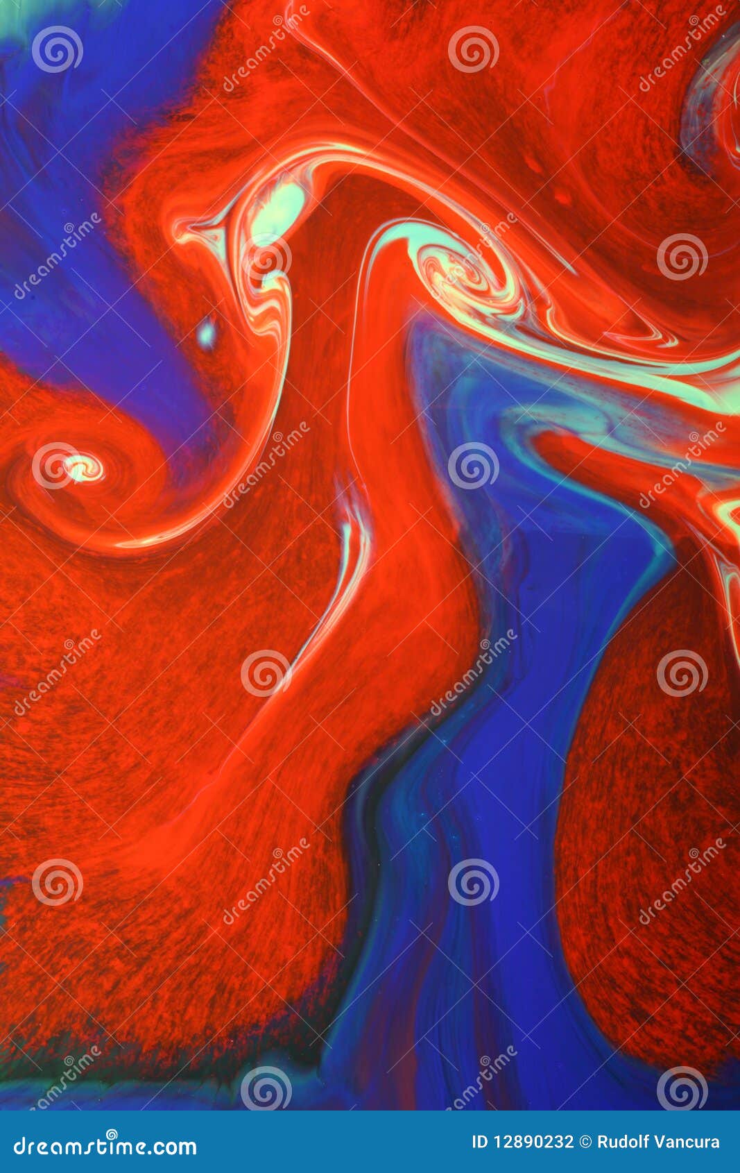 Colorful Abstract Ink Pattern Stock Photo - Image of water, diffusion ...