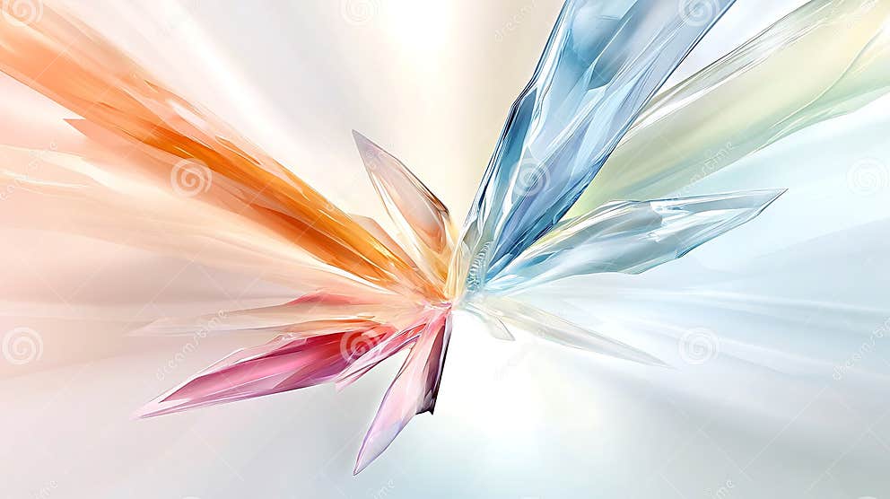 Colorful Abstract Light Patterns in Motion Stock Illustration ...