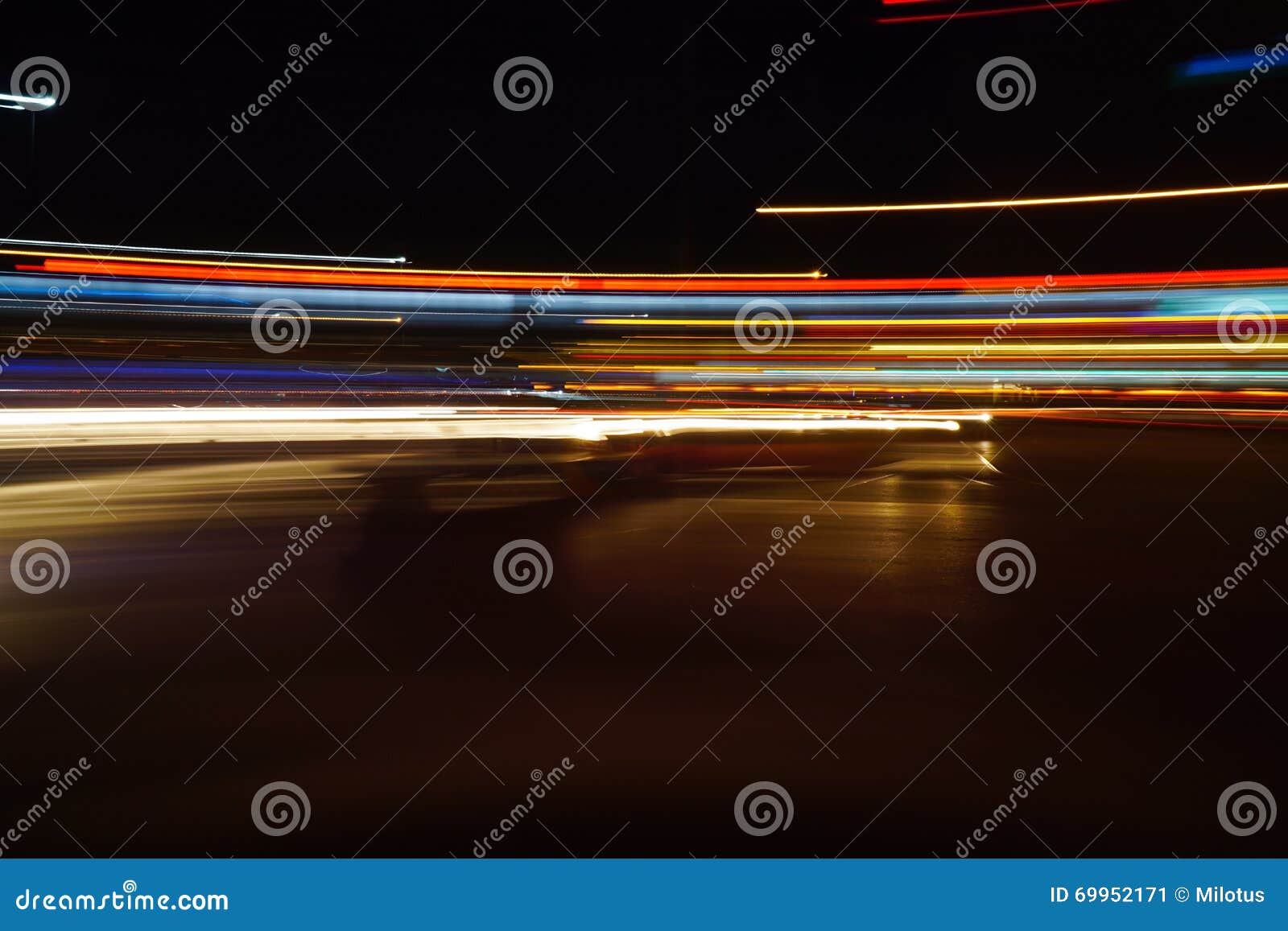 Colorful Abstract Light Trails Stock Image - Image of lights, abstract ...