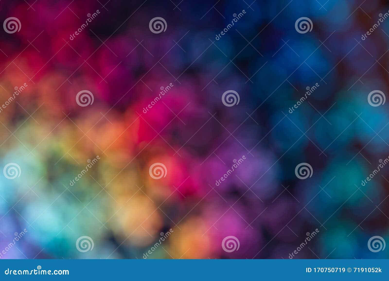 Colorful Abstract Light Vivid Color Blurred Background. Creative ...
