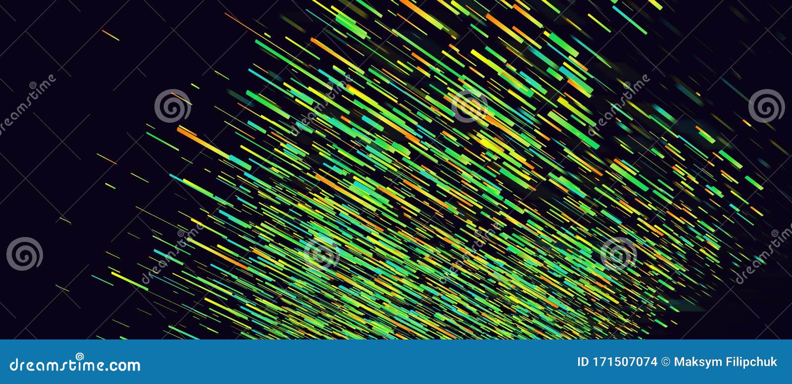 Colorful Abstract Lines Array Stock Illustration - Illustration of ...