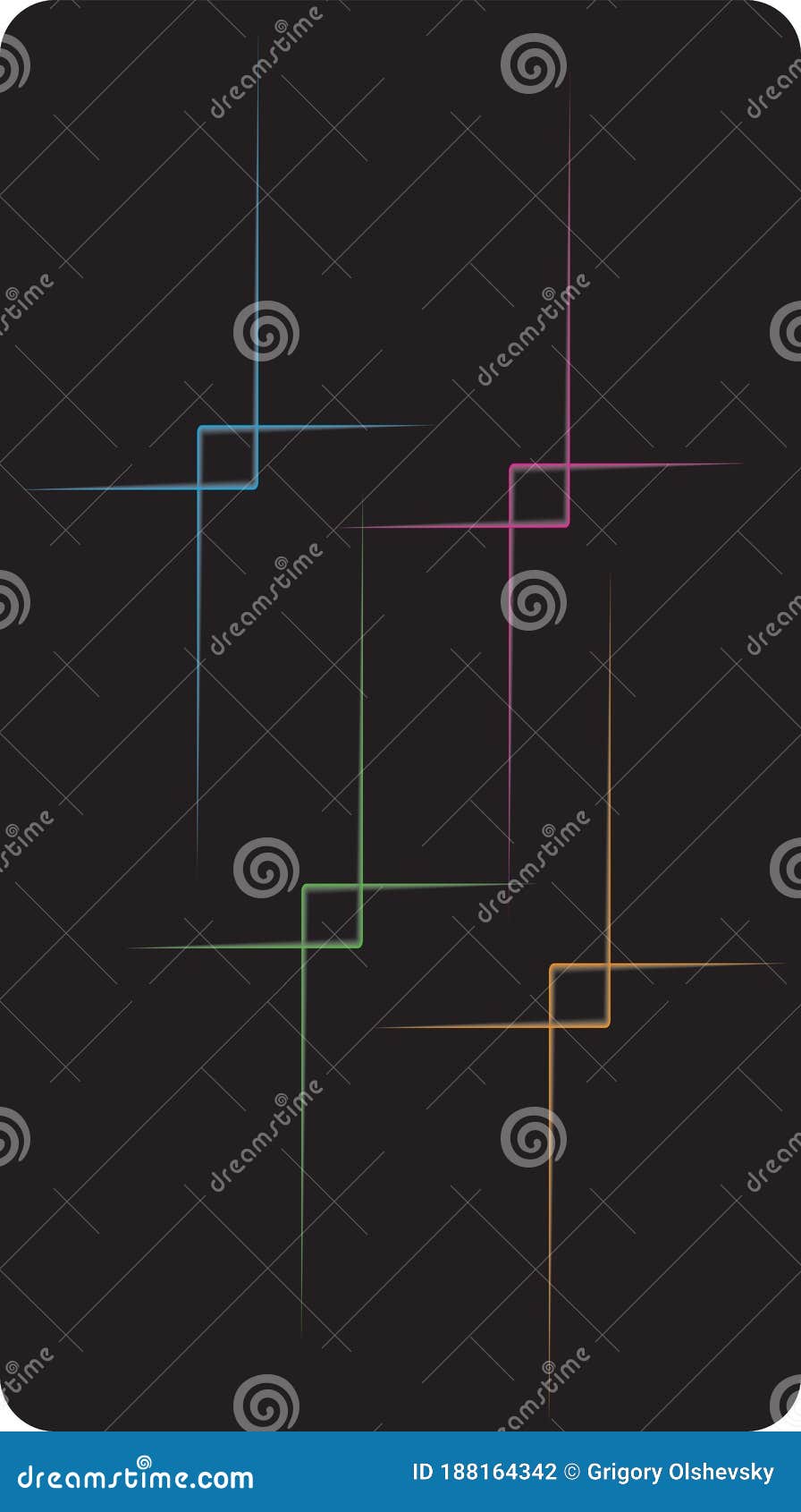 Colorful Abstract Lines Paint Background Stock Vector - Illustration of ...