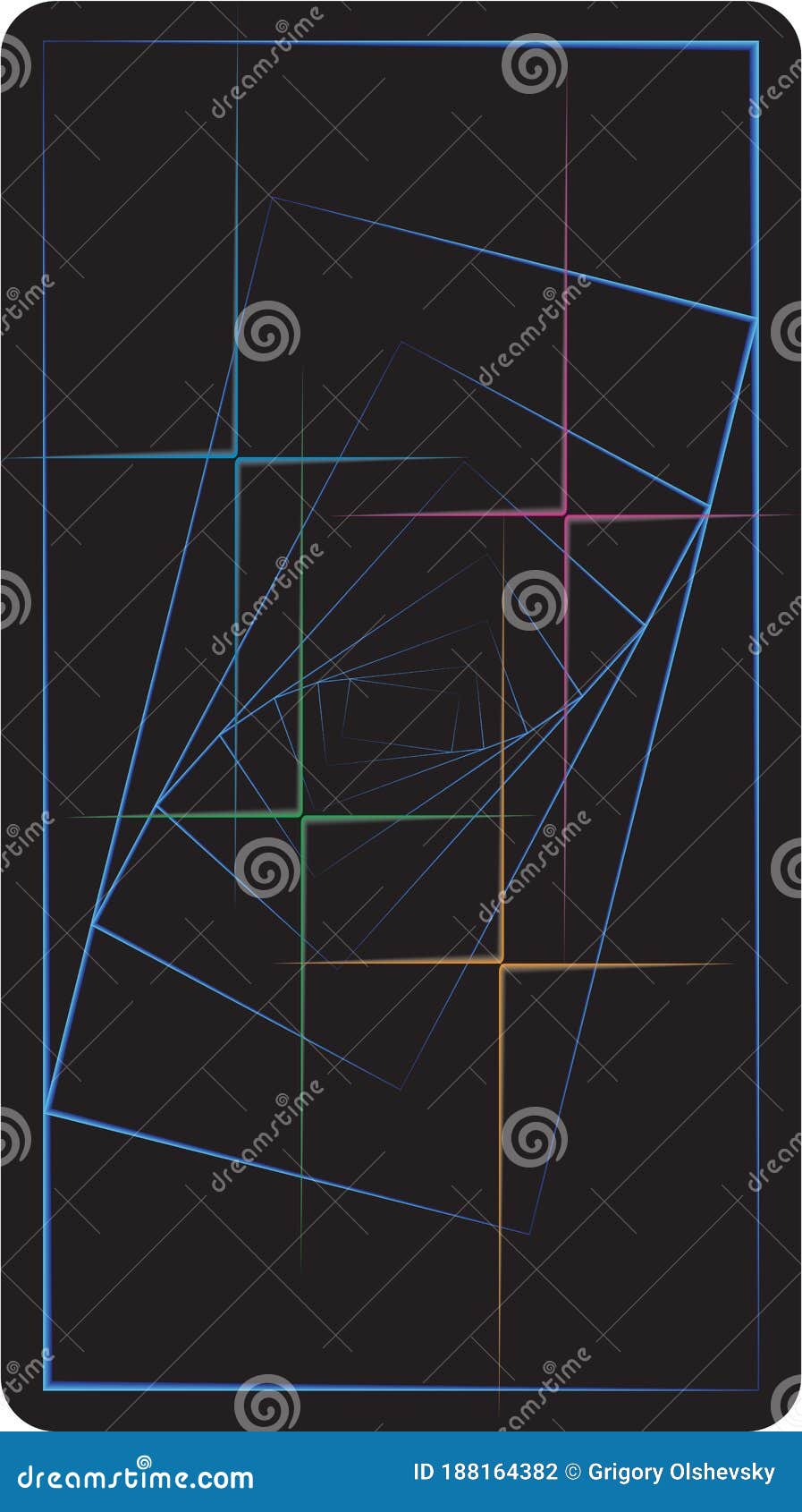 Colorful Abstract Lines Paint Background Stock Vector - Illustration of ...