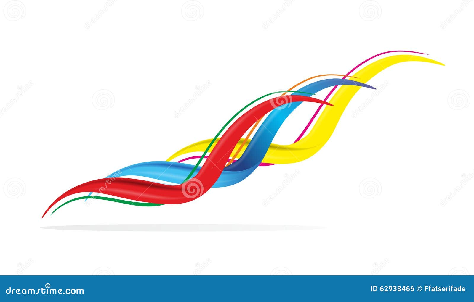 Colorful abstract lines stock illustration. Illustration of metaphor ...