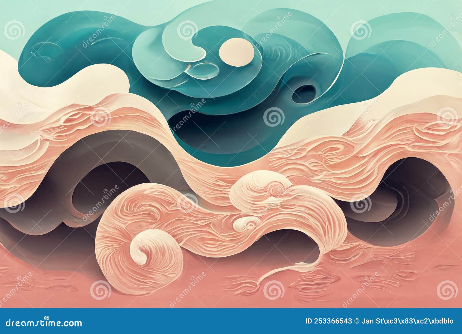 Colorful Abstract Liquid Background Illustration Stock Illustration ...