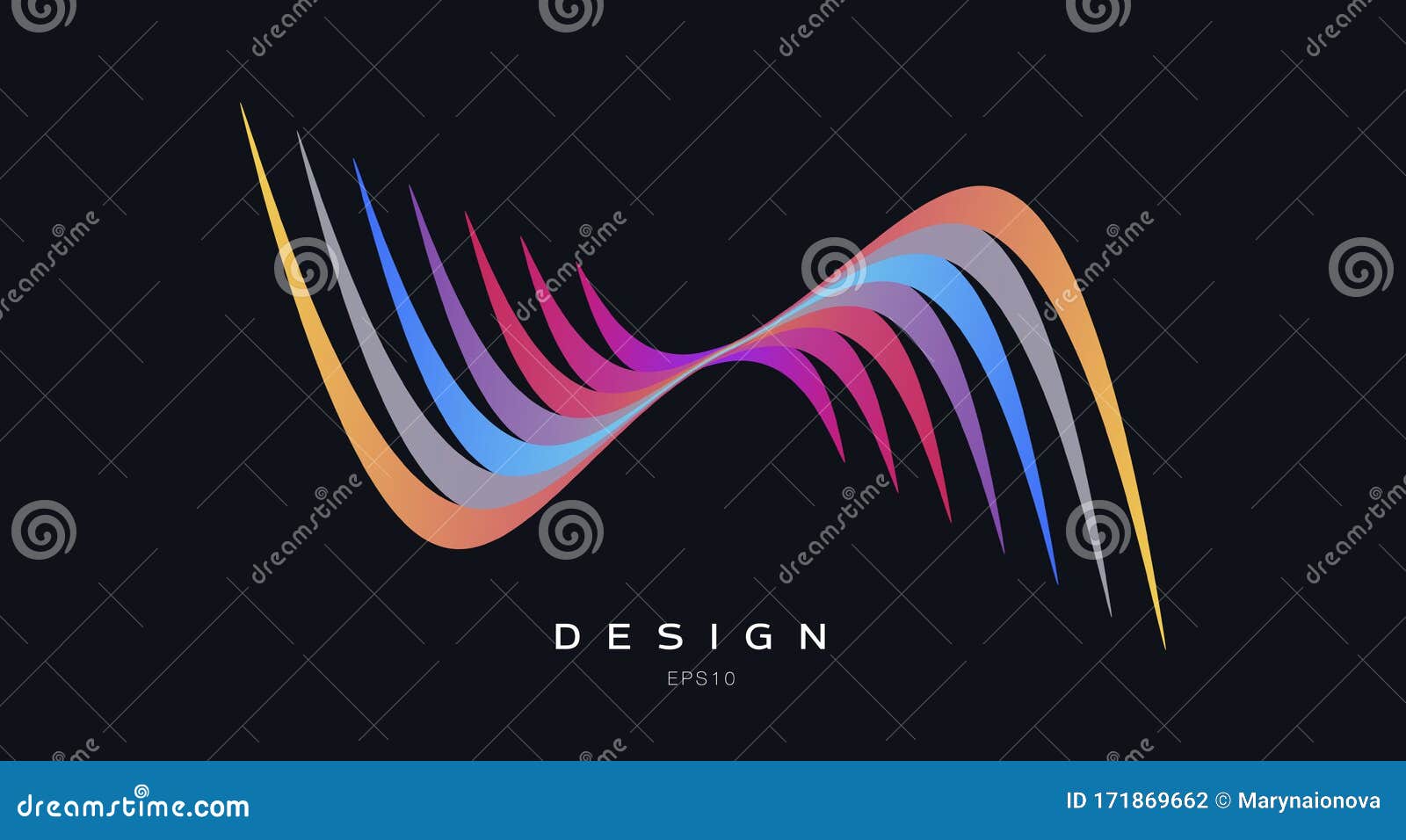 Colorful Abstract Logo, Design Element, Corporate Sign Concept Stock ...
