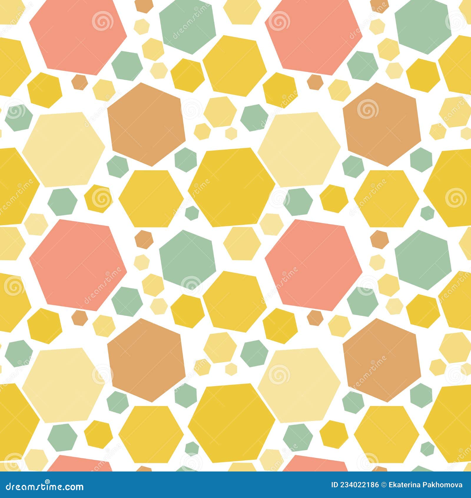 Colorful Abstract Messy Seamless Pattern with Hexagon, Geometric Shapes ... Colorful Abstract Messy Seamless Pattern with Hexagon, Geometric Shapes ...