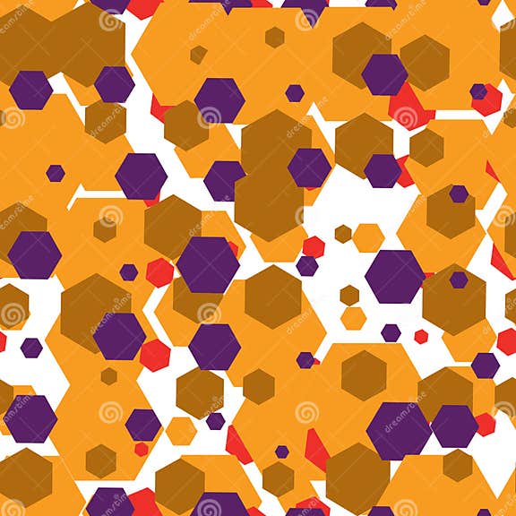 Colorful Abstract Messy Seamless Pattern with Hexagon Stock Vector ... Colorful Abstract Messy Seamless Pattern with Hexagon Stock Vector ...