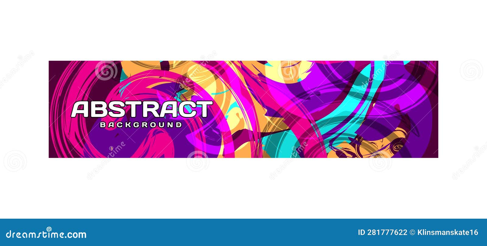 Colorful Abstract Modern Banner Template Background Concept Stock ...