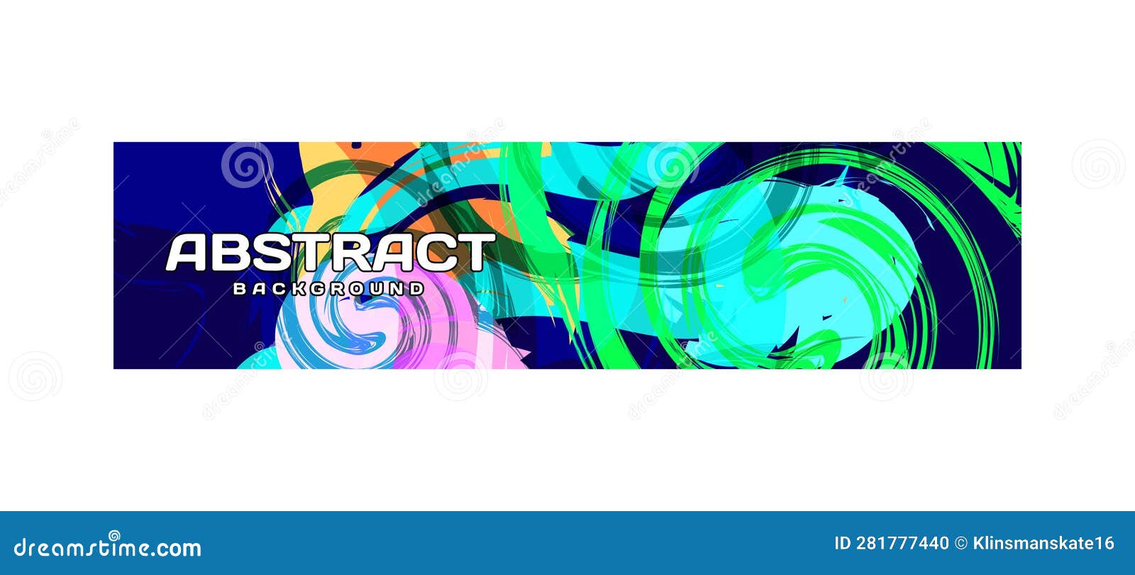 Colorful Abstract Modern Banner Template Background Illustration Stock ...