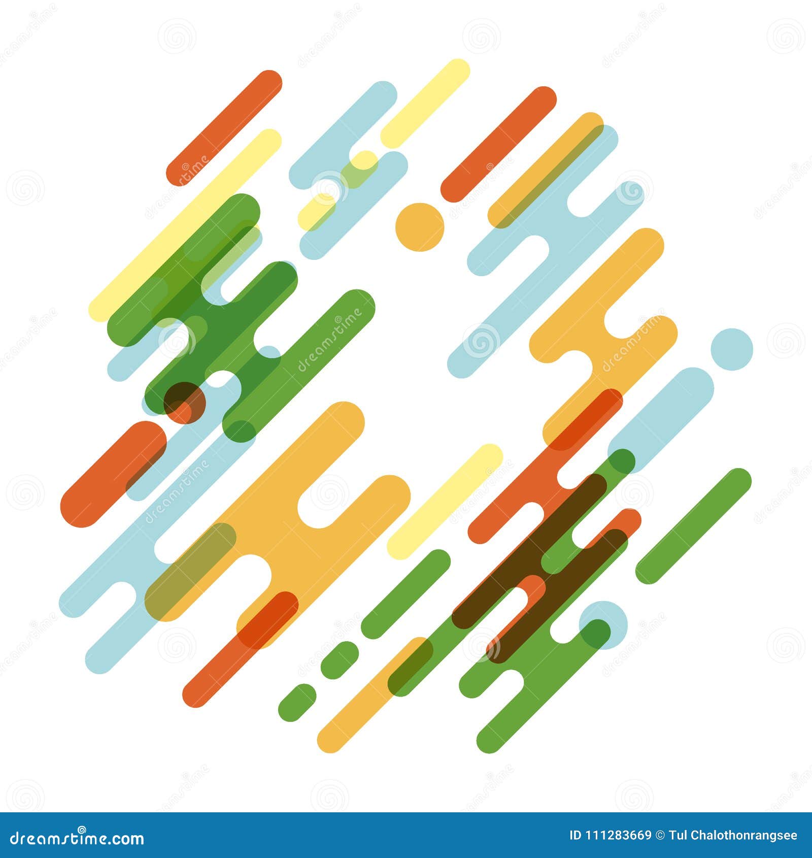Colorful Abstract Modern Shape Stock Vector - Illustration of yellow ...