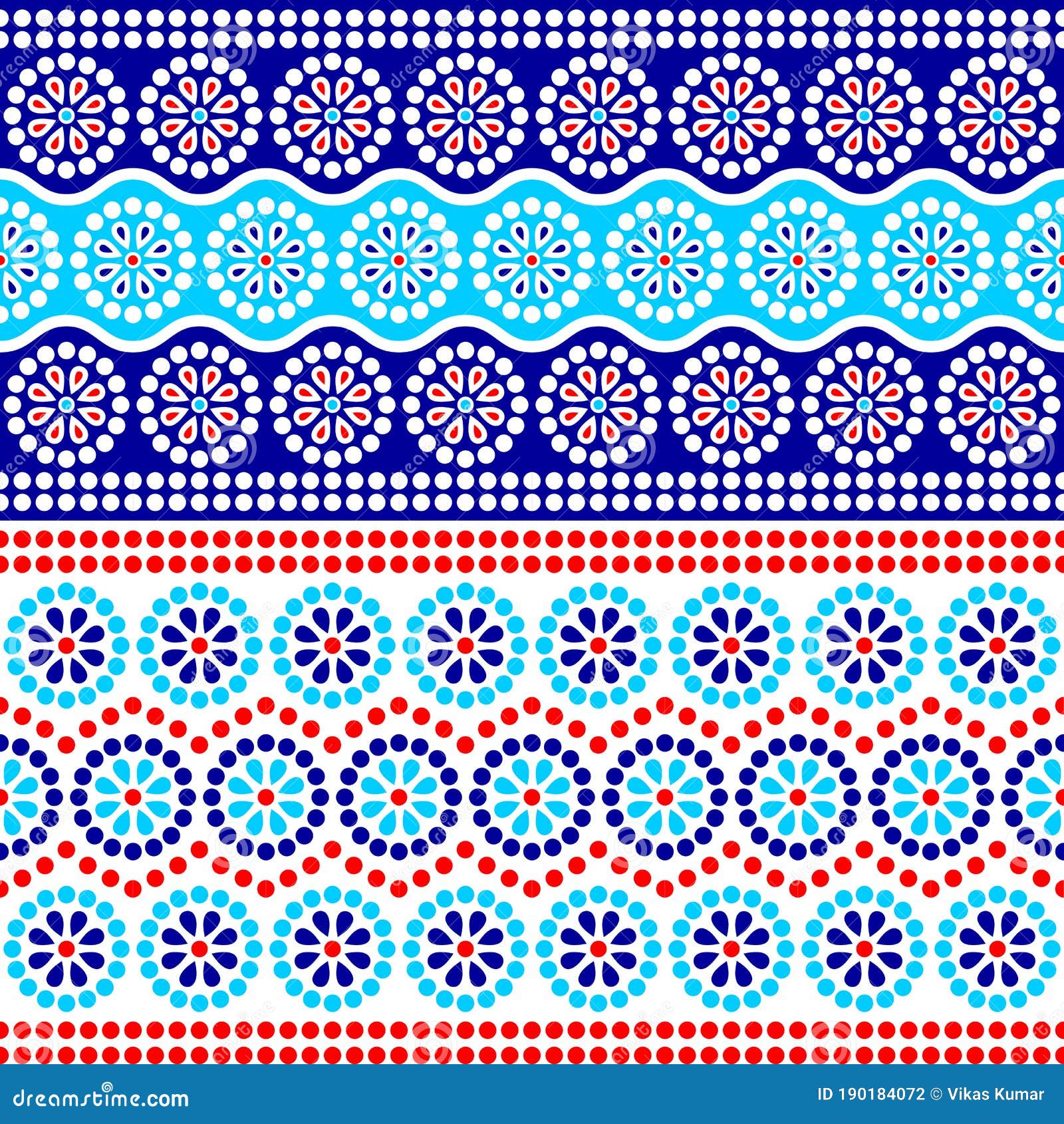 Colorful Abstract Mosaic Dot Border Design Stock Vector - Illustration ...