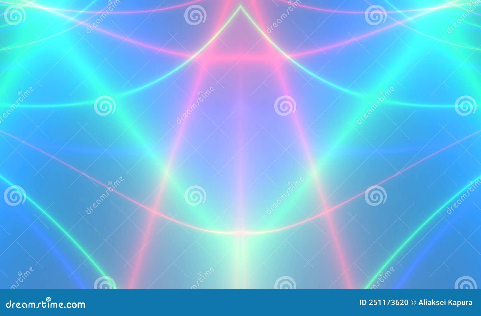 Colorful Abstract Neon Background with Lines Stock Illustration ...