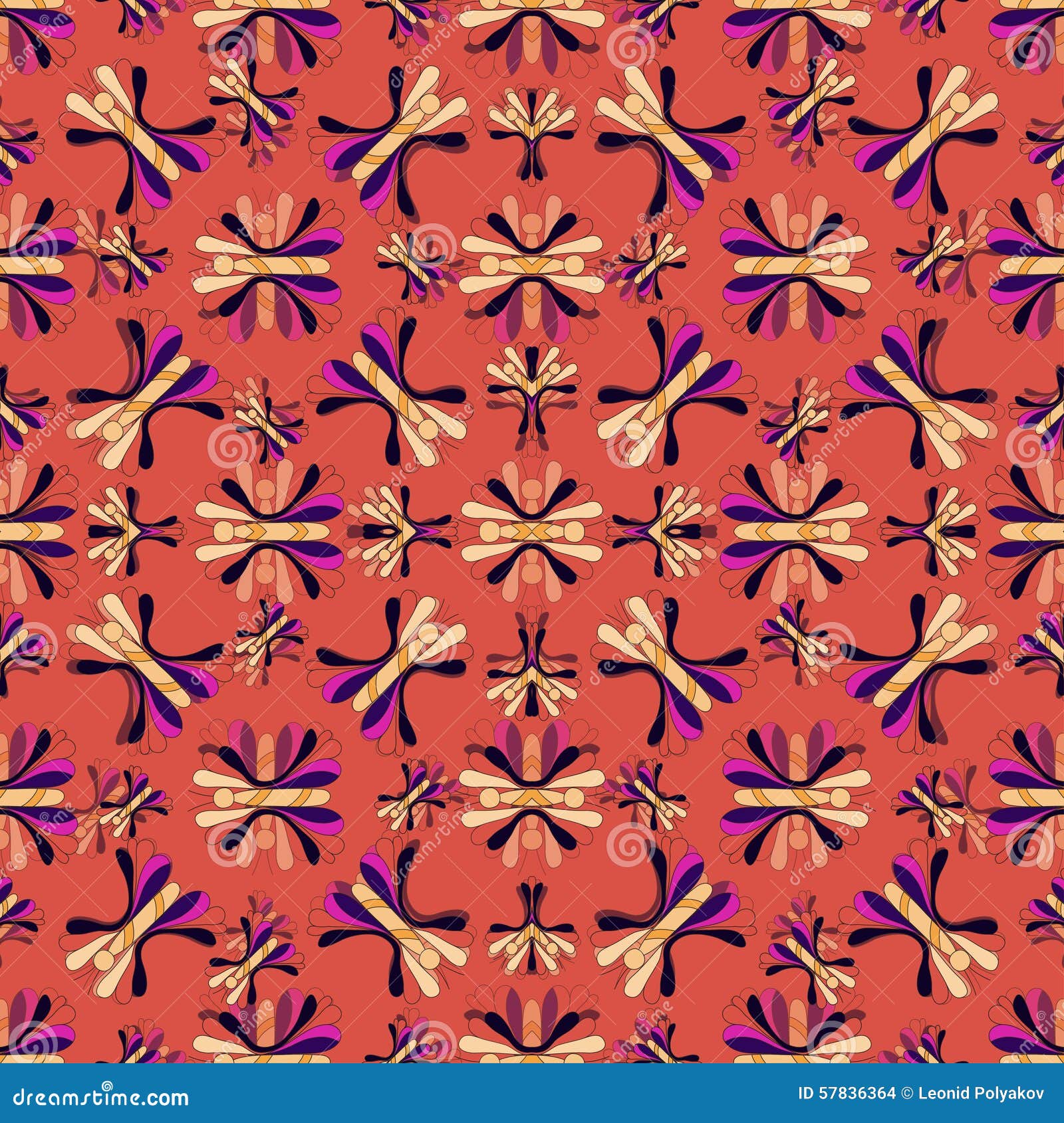 Colorful Abstract Objects Background Stock Vector - Illustration of ...