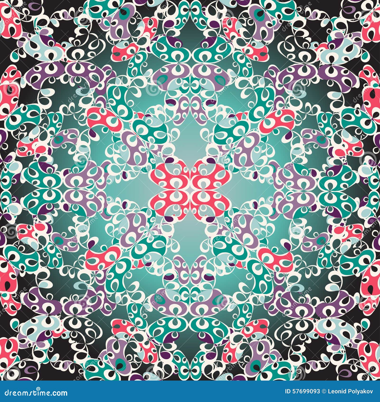 Colorful Abstract Objects Background Stock Vector - Illustration of ...