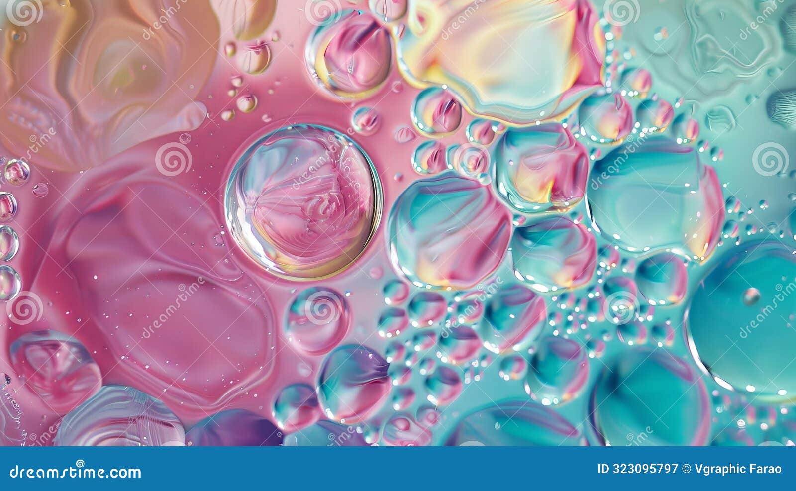 Colorful Abstract Oil and Water Bubbles Background Stock Image - Image ...