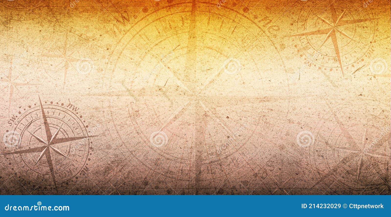 Colorful Abstract Old Ancient Compass with Hard Texture Background ...
