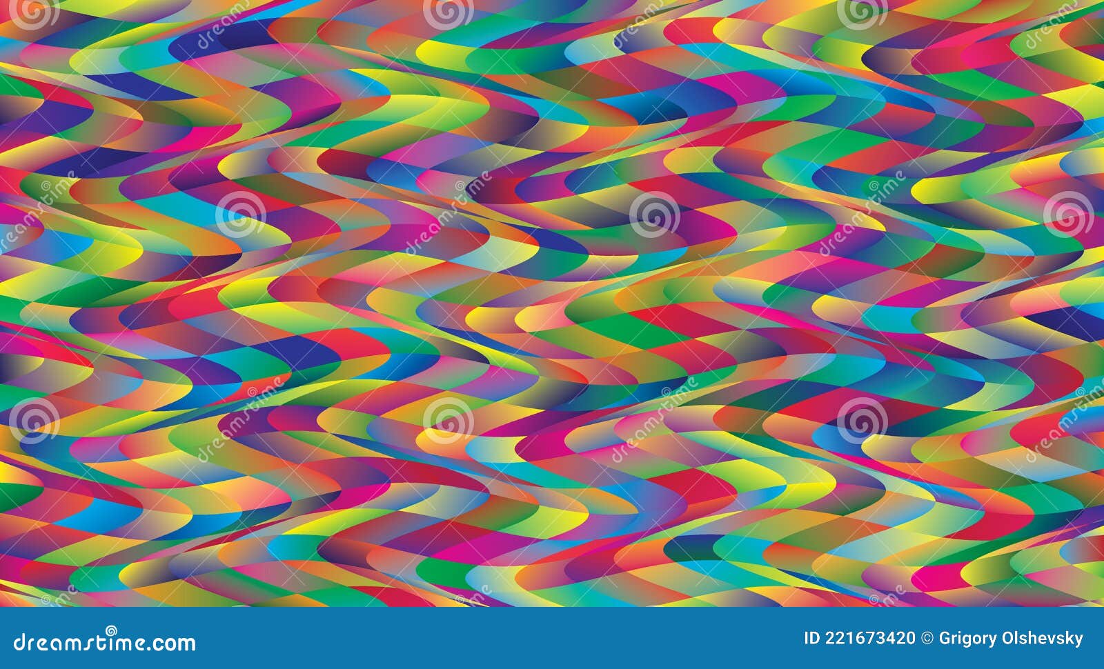 Colorful Abstract Paint Background of Shapeless Figures Stock Vector ...