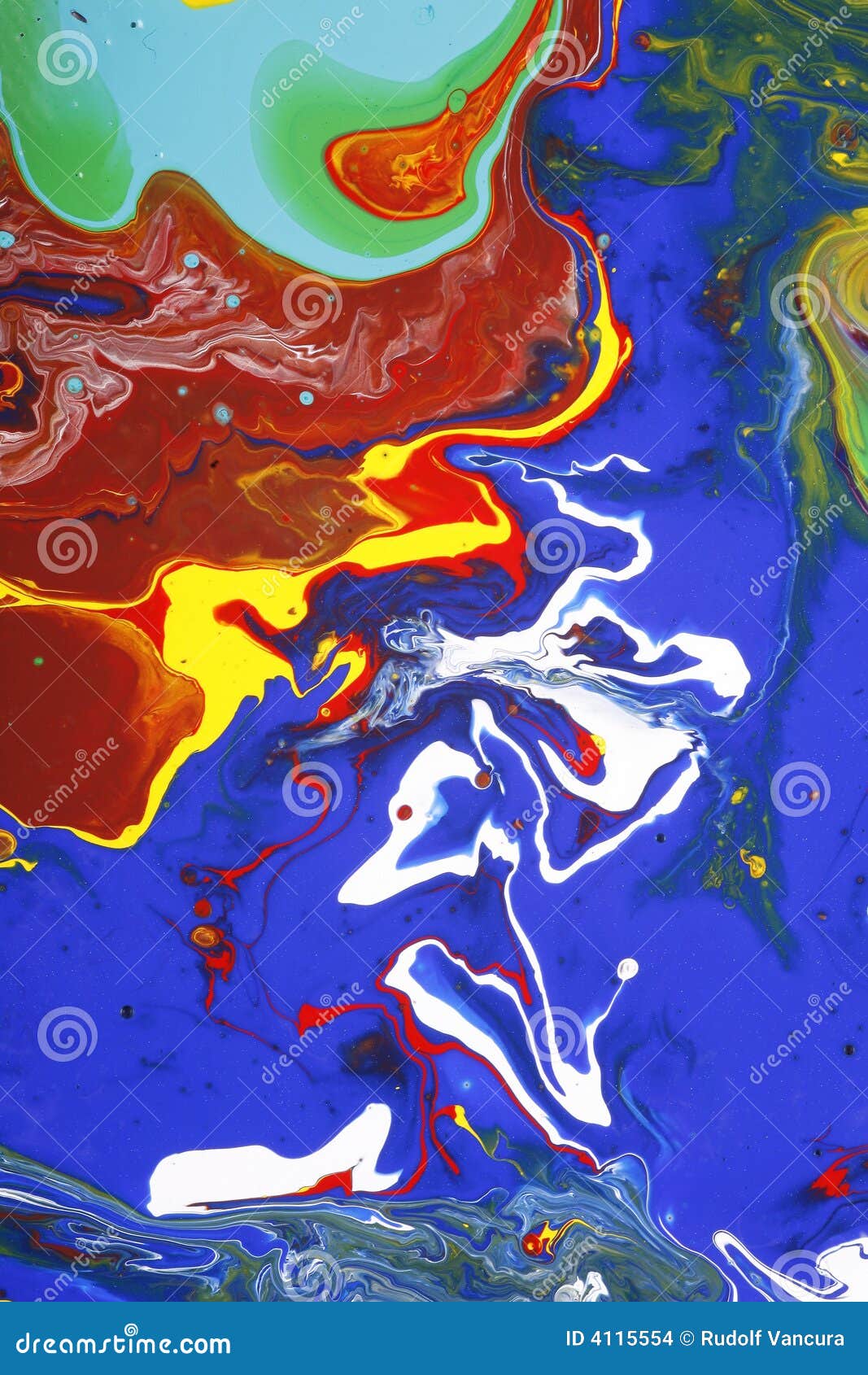 Colorful abstract painting stock photo. Image of painted - 4115554