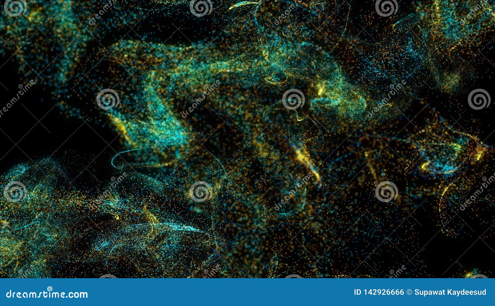 Colorful Abstract of Particles Explosion Stock Illustration ...
