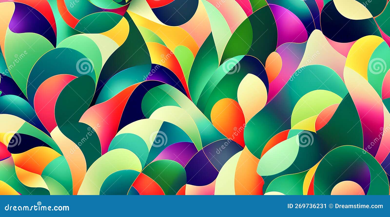 Colorful Abstract Pattern Background, Banner. Abstract Cut Paper Effect ...