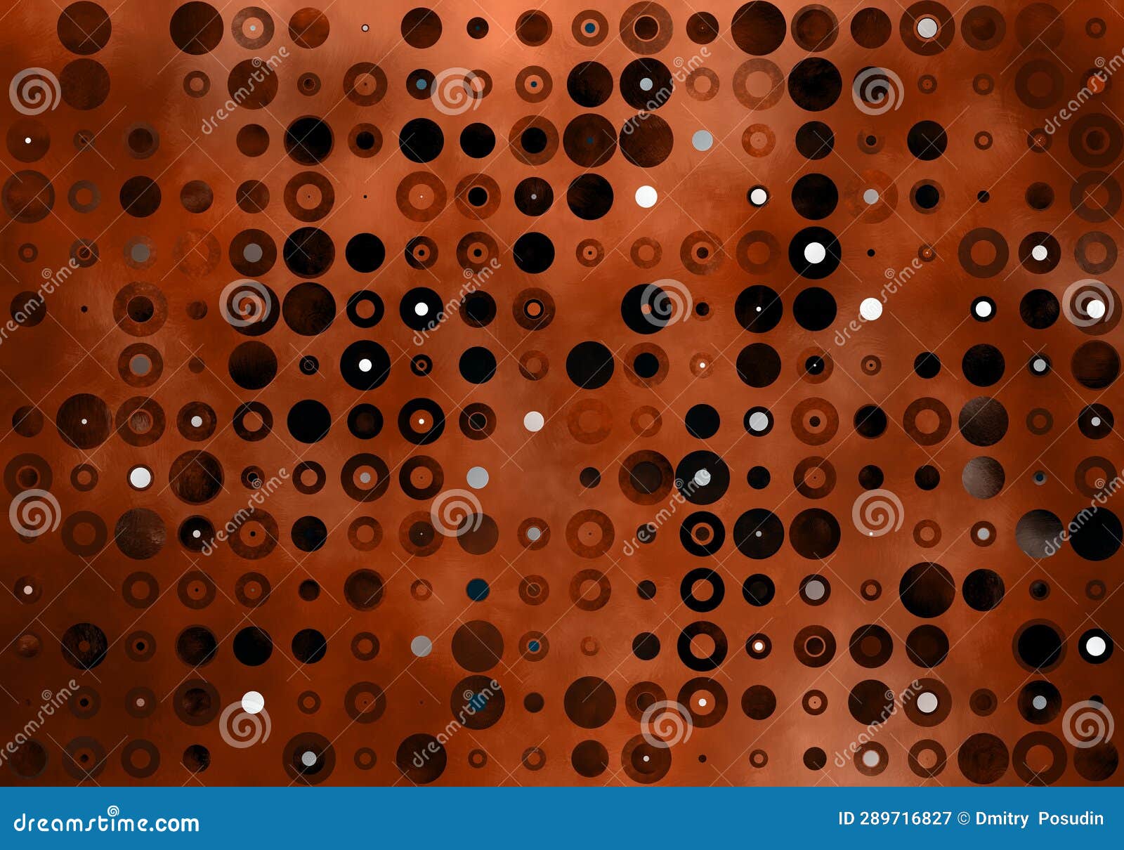 Colorful Abstract Pattern, from Circles Different Sizes Stock Image ...